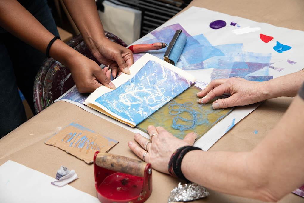 Gel Plate Printmaking | Montclair Art Museum
